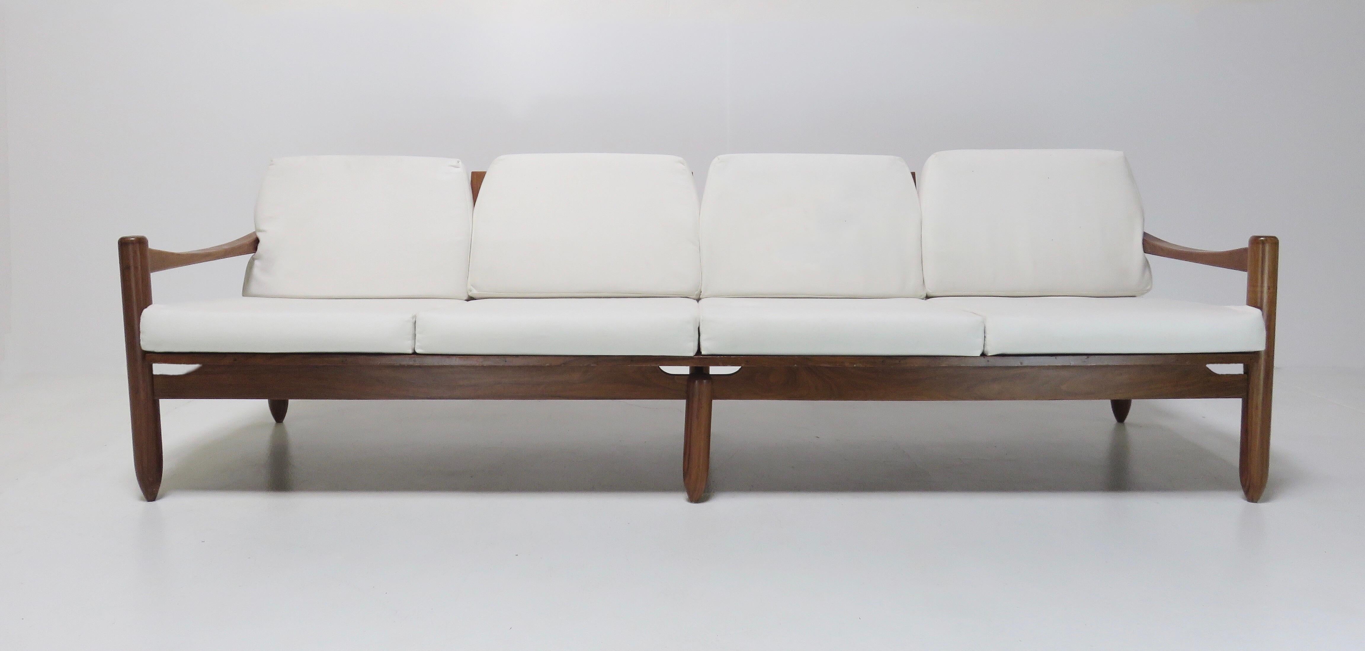 Brazilian Rosewood Sofa by Liceu de Arte e Officios For Sale at 1stDibs