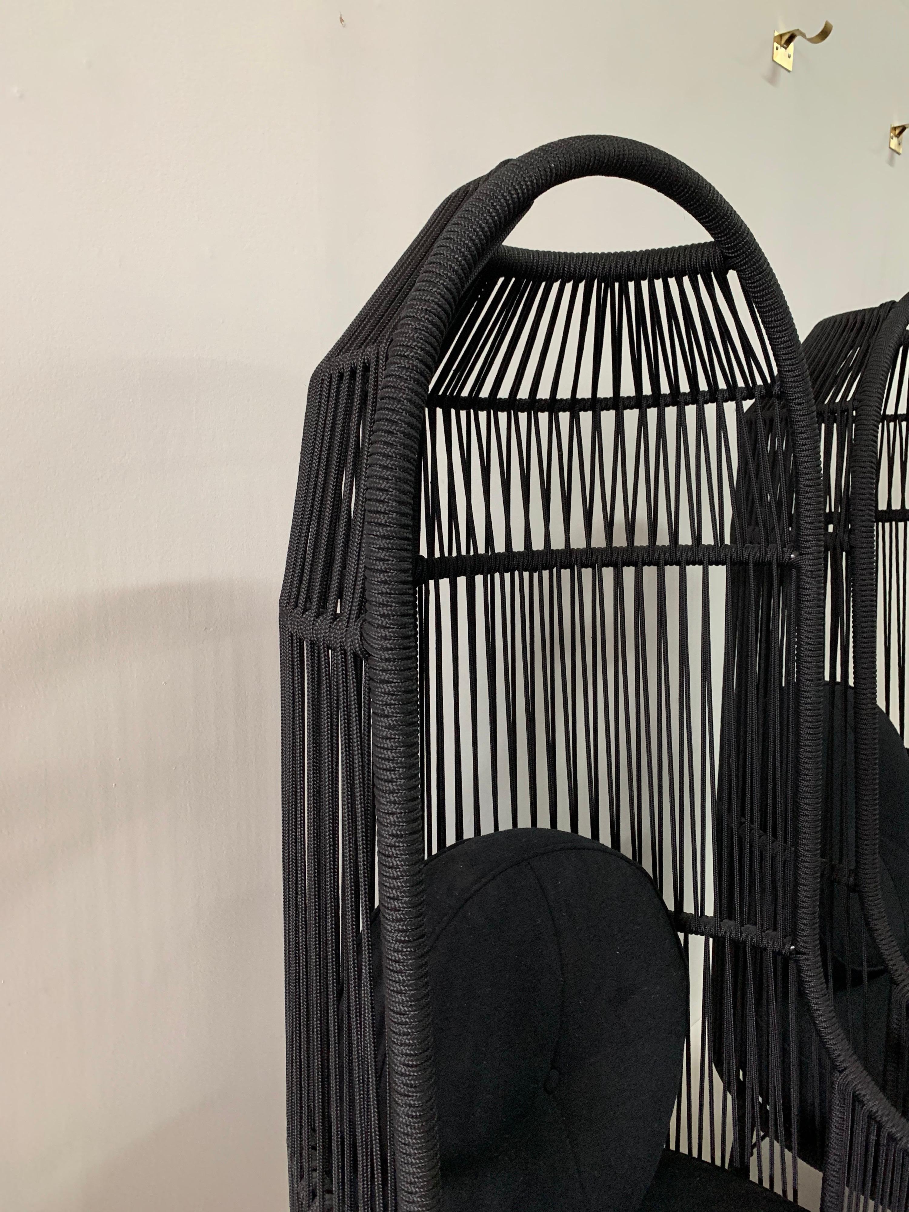 Brazilian Woven Nautical Rope Cocoon Chairs, Pair at 1stDibs | nautical ...