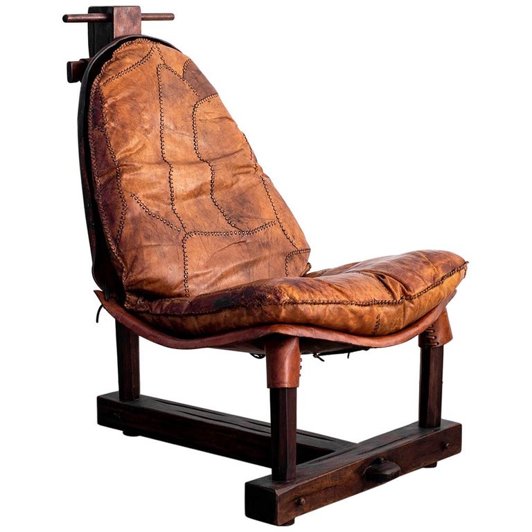 Brazillian Leather Chair at 1stDibs