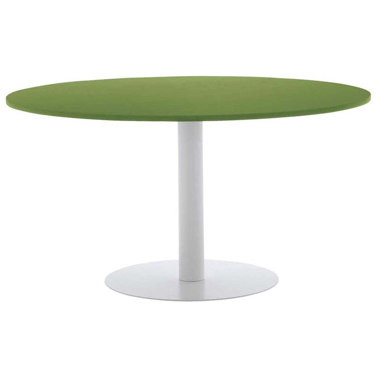 Break Table in Dark Green Stainless Steel or Matte Lacquer Finish for ...