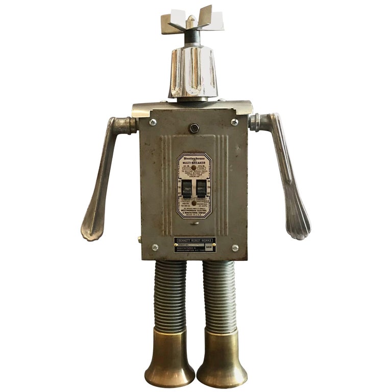 Breaker Robot Sculpture By Bennett Robot Works at 1stDibs