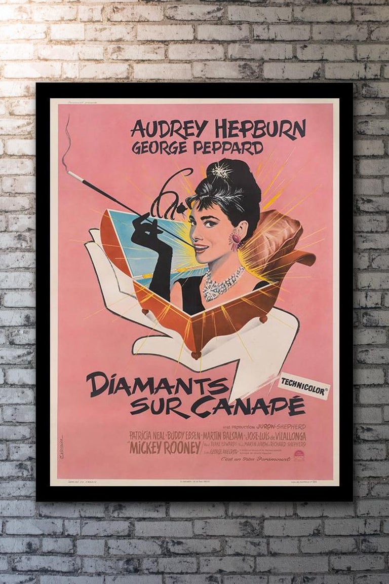 Breakfast at Tiffany's '1961' Poster For Sale at 1stDibs