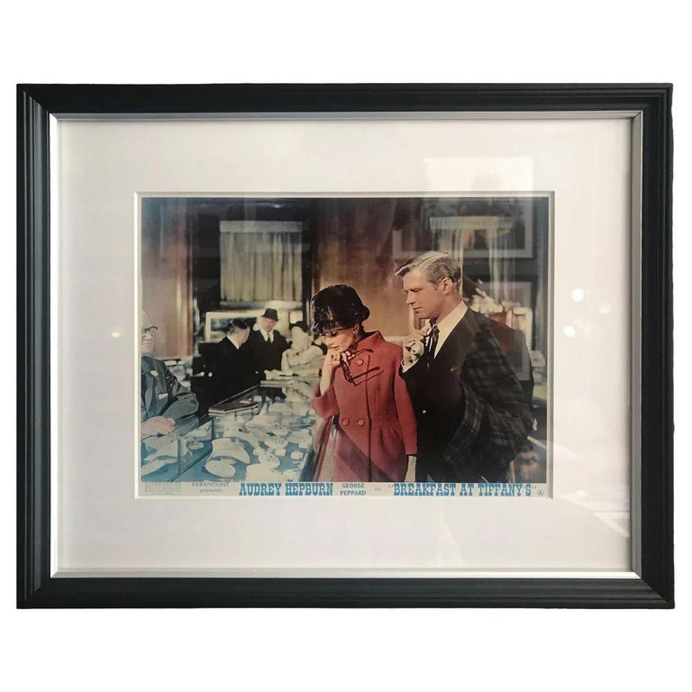 Breakfast at Tiffany's, Framed Poster, 1961 For Sale at 1stDibs
