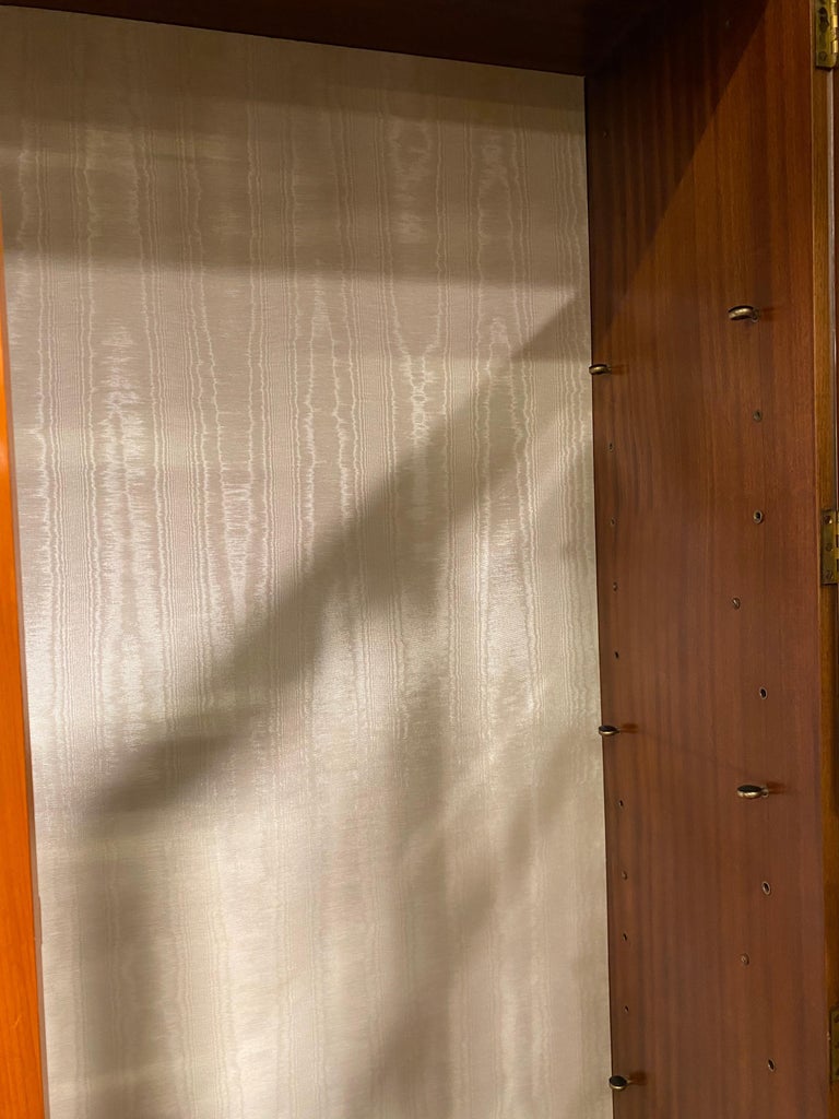 Breakfront Display Bookcase, Yew Wood, Georgian Styling, English, Bevel ...