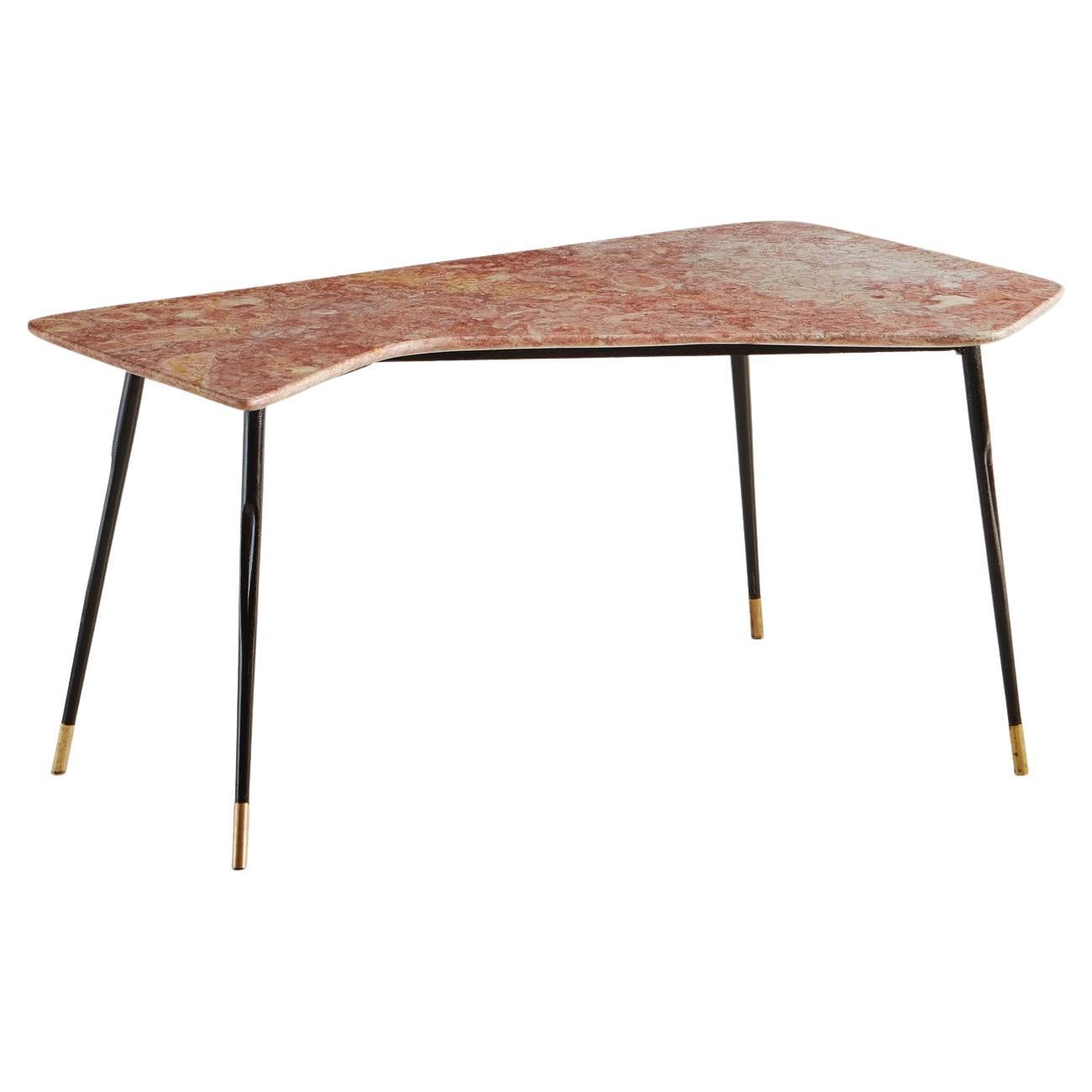 Breccia Pernice Marble Coffee Table by Gio Ponti, Italy 1950s at 1stDibs