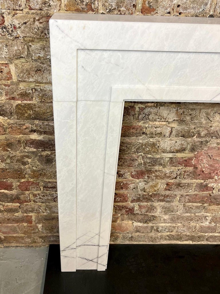 Breche Violette Marble Fireplace Mantlepiece For Sale at 1stDibs