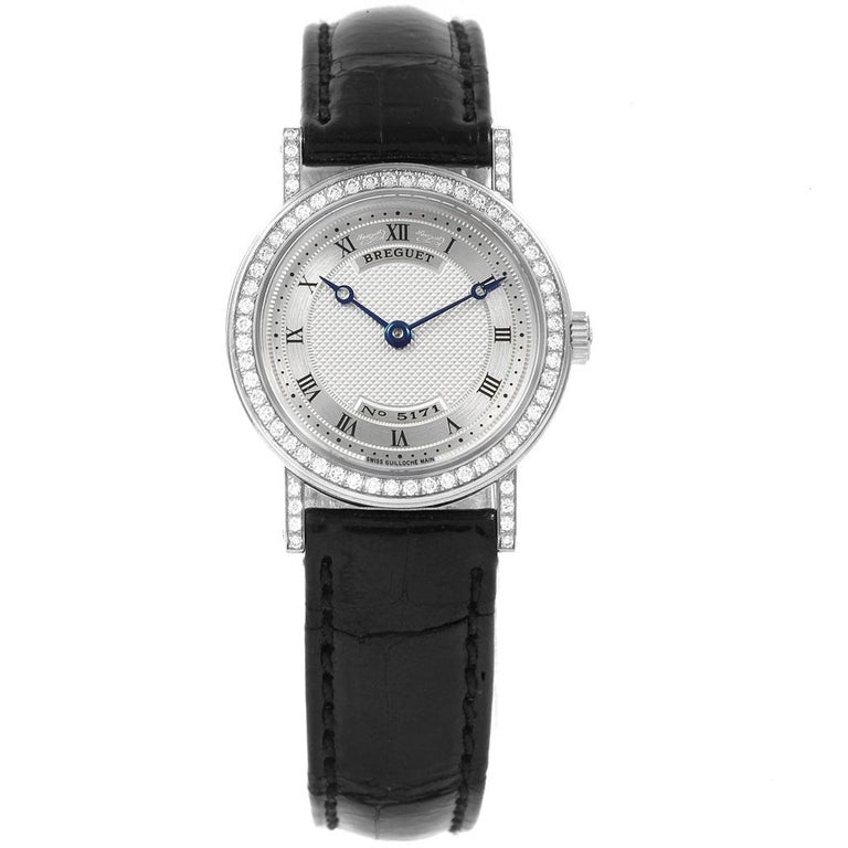 Breguet Classique 18 Karat White Gold Diamond Ladies Watch 8561 at ...