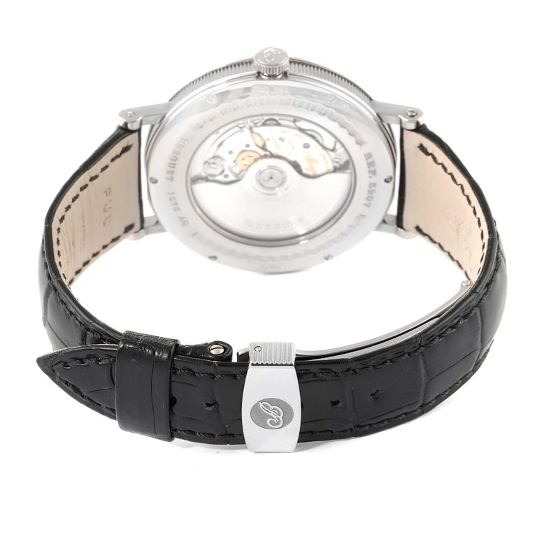 Breguet Classique 18k White Gold Retrograde Seconds Watch 5207 Box ...