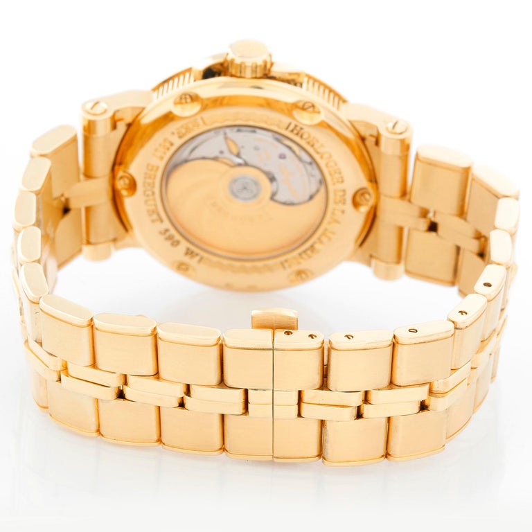 Breguet Marine Automatic Big Date Men's 18 Karat Yellow Gold Watch 5817 ...
