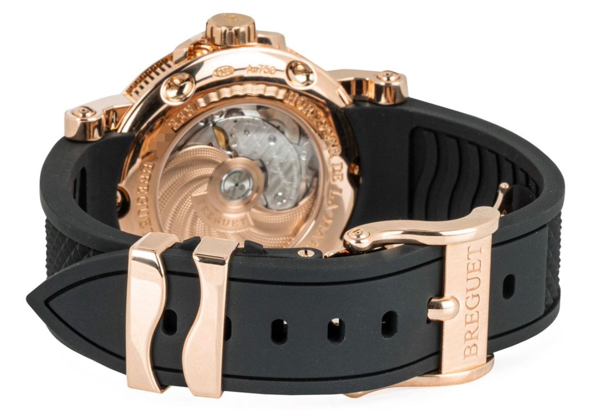 Breguet Marine Big Date Rose Gold Watch 5817BR/Z2/5V8 at 1stDibs