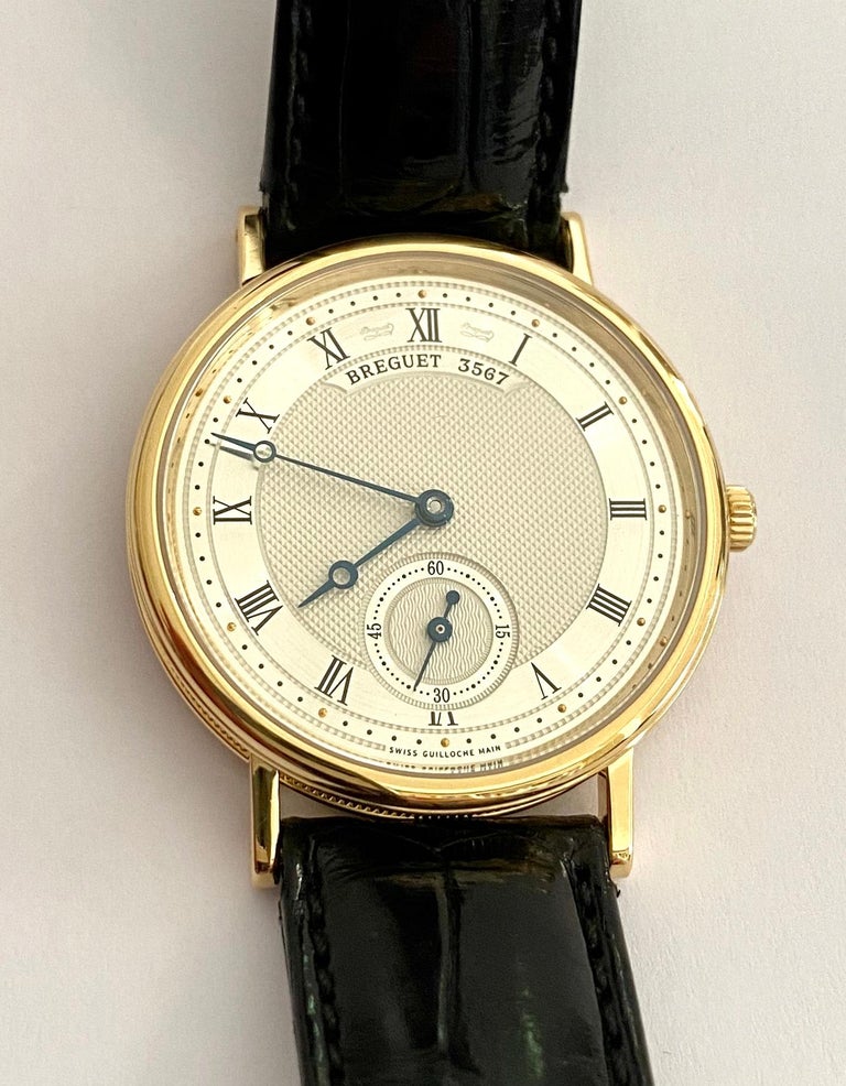 Breguet Watch, 18 Karat Yellow Gold, Nr 5907 "Classique" Hand Wound ...