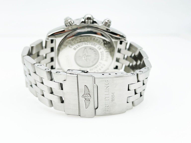 Breitling A13364 Galactic Chronograph II Silver Dial Steel Box Paper ...