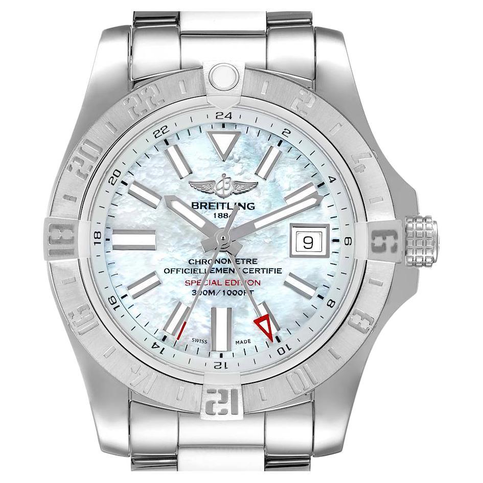 Breitling Avenger Bandit Grey Dial Chronograph Titanium Watch E13383 ...