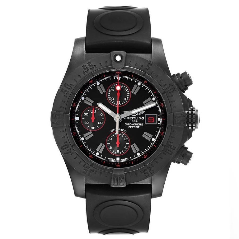 Breitling Aeromarine Avenger Skyland Blacksteel Mens Watch M13380 For ...