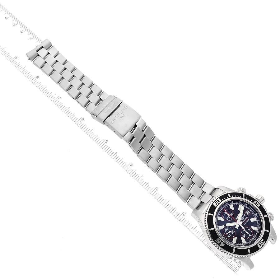 Breitling Aeromarine SuperOcean II Chronograph Watch A13341 Box Papers ...