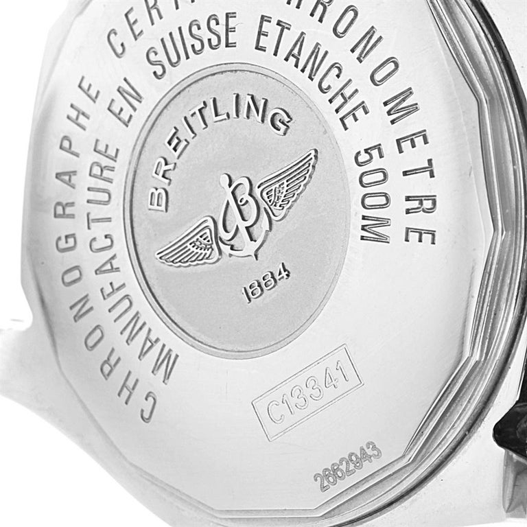 Breitling Aeromarine SuperOcean II Steel Rose Gold Men's Watch C13341 ...