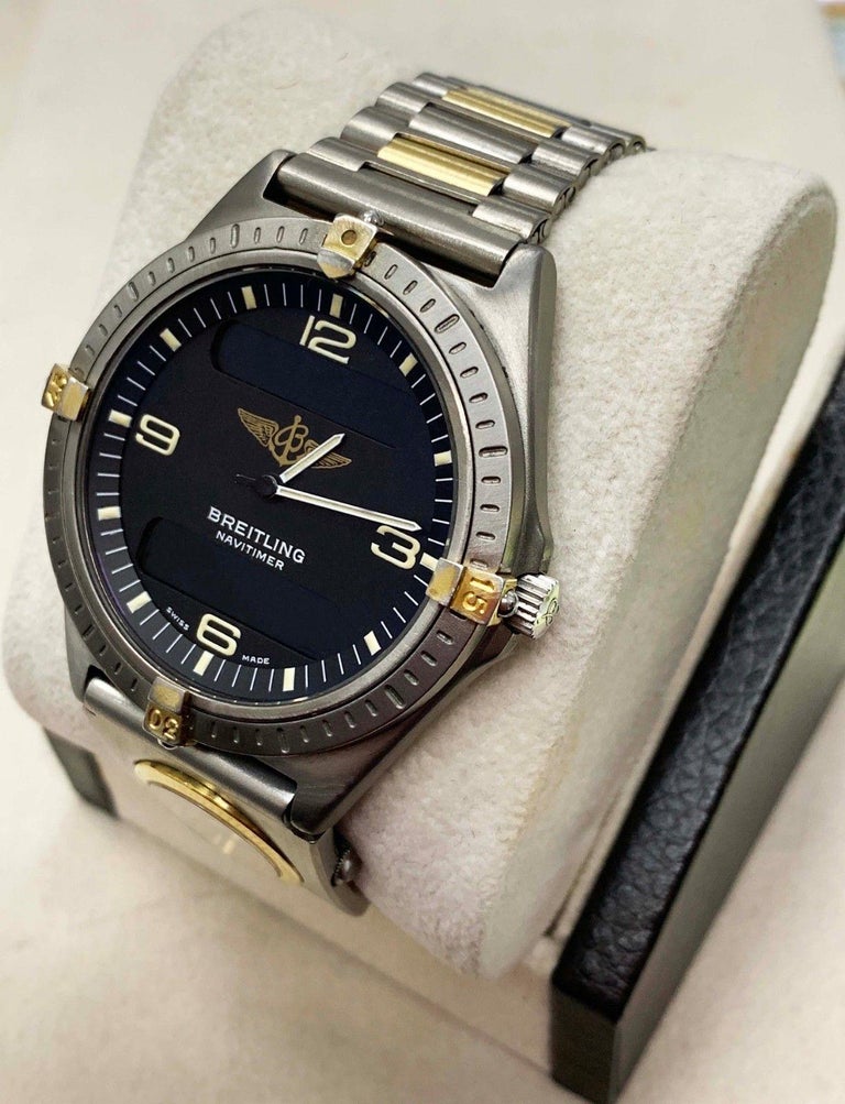 Breitling Aerospace F56059 Titanium and 18 Karat Yellow Gold at 1stDibs ...