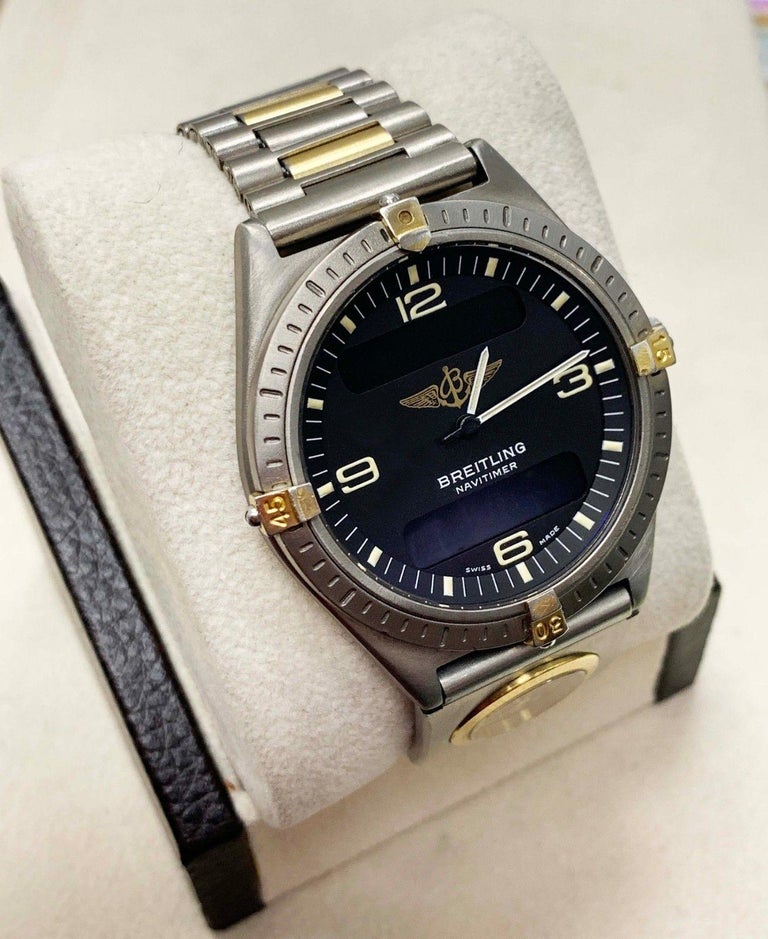 Breitling Aerospace F56059 Titanium and 18 Karat Yellow Gold at 1stDibs ...