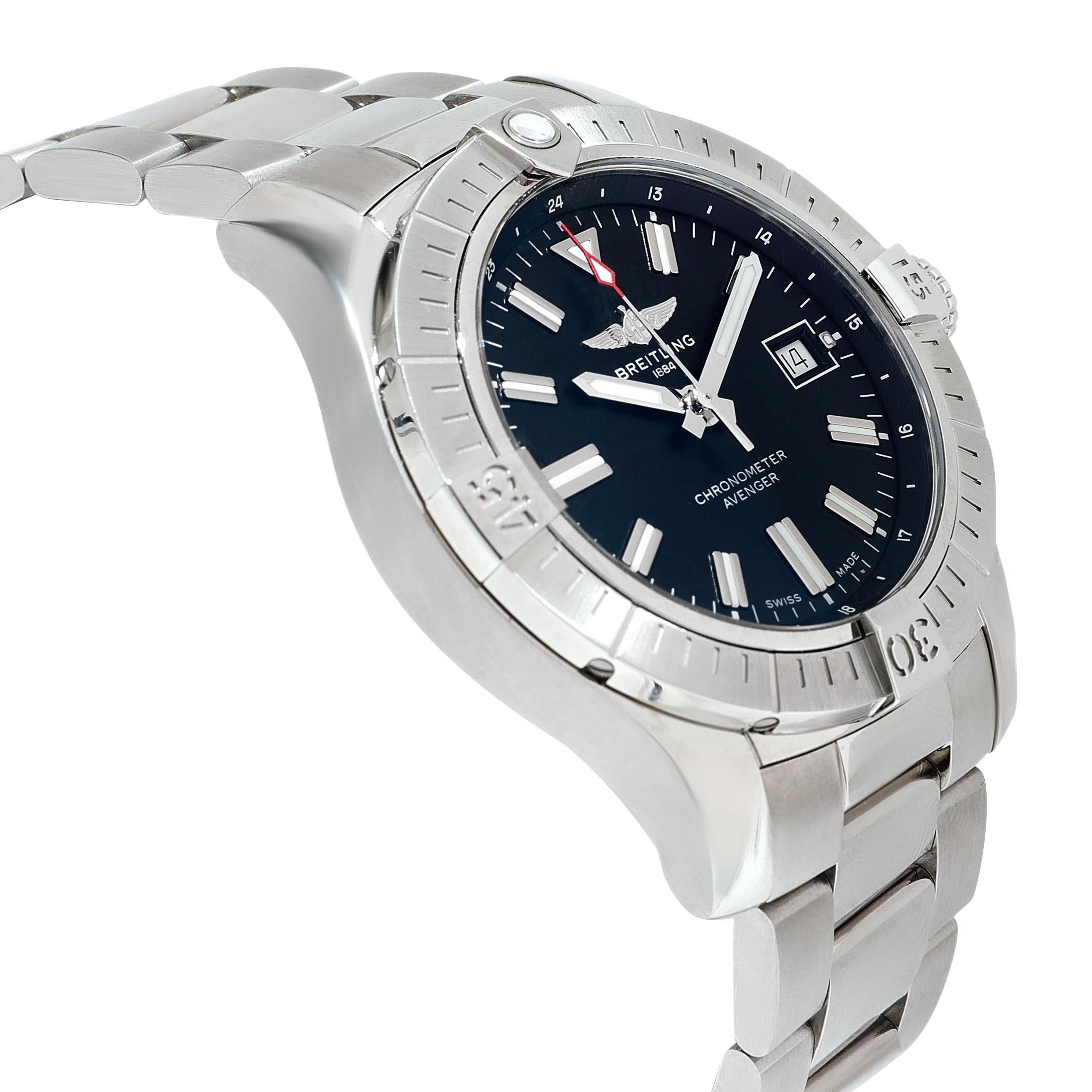Breitling Avenger 43 A17318101B1A1 Men's Watch in Stainless Steel For ...