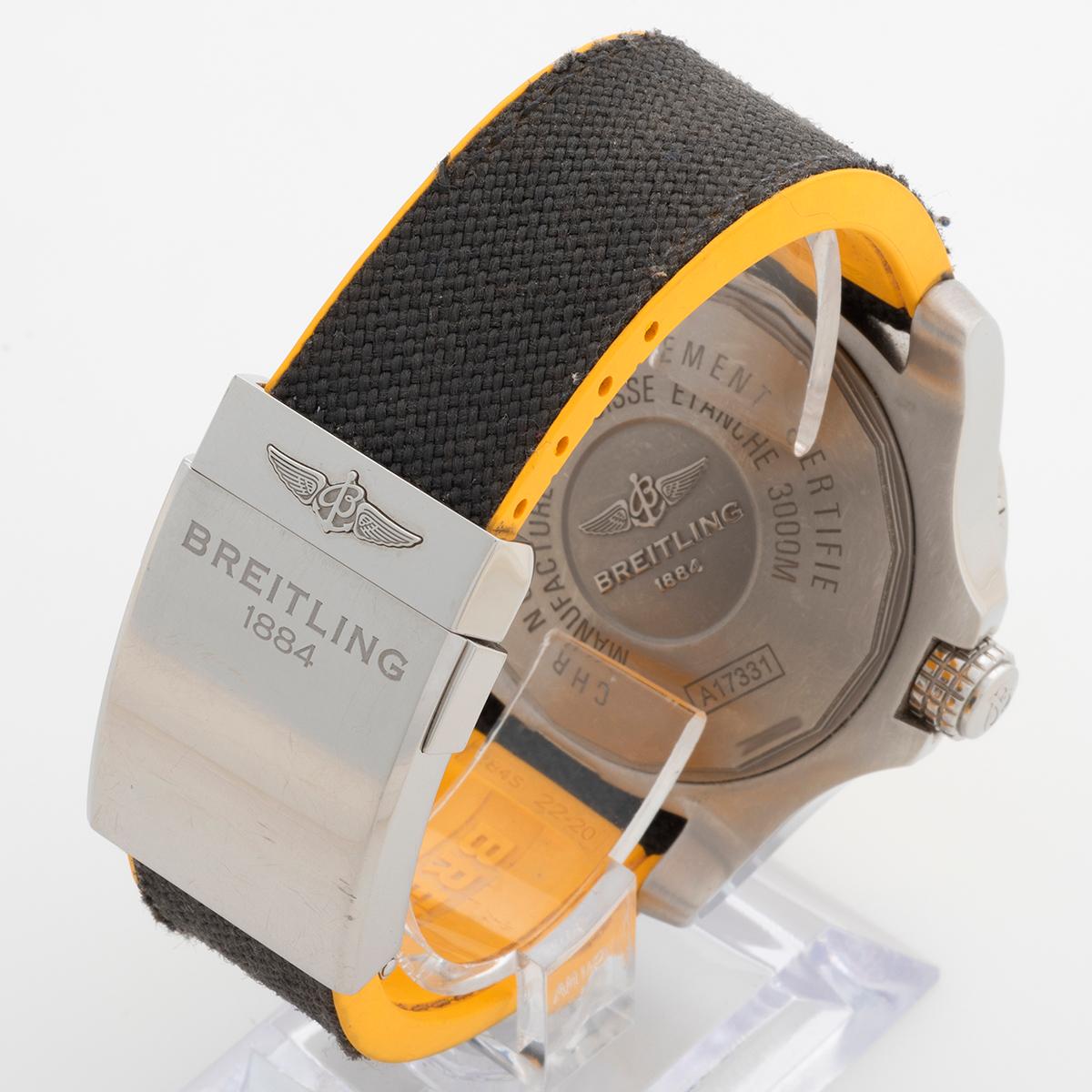 Breitling Avenger II Seawolf Wristwatch Ref A1733110. 45mm Case ...
