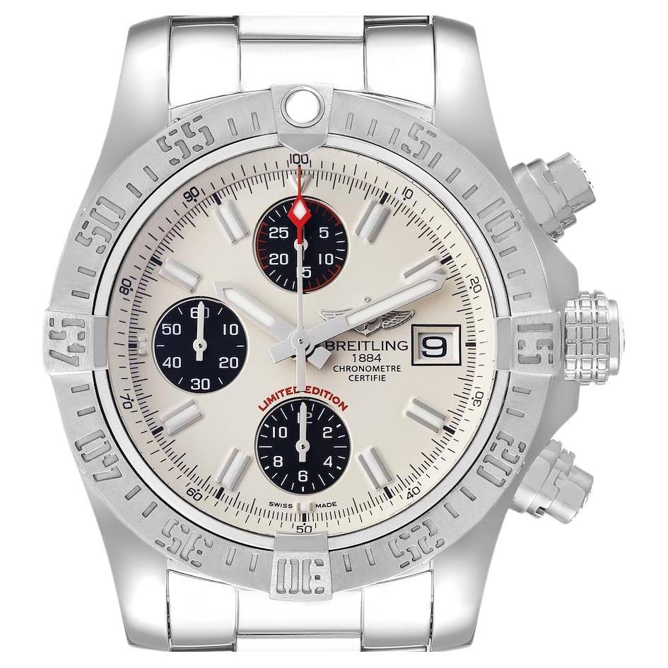 Breitling Aeromarine Avenger Chronograph Titanium Watch E13360 Box For ...