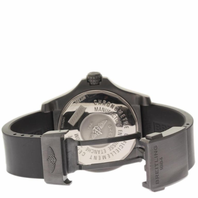 Breitling Avenger Seawolf Black DLC Limited Edition M17330 2 Year ...