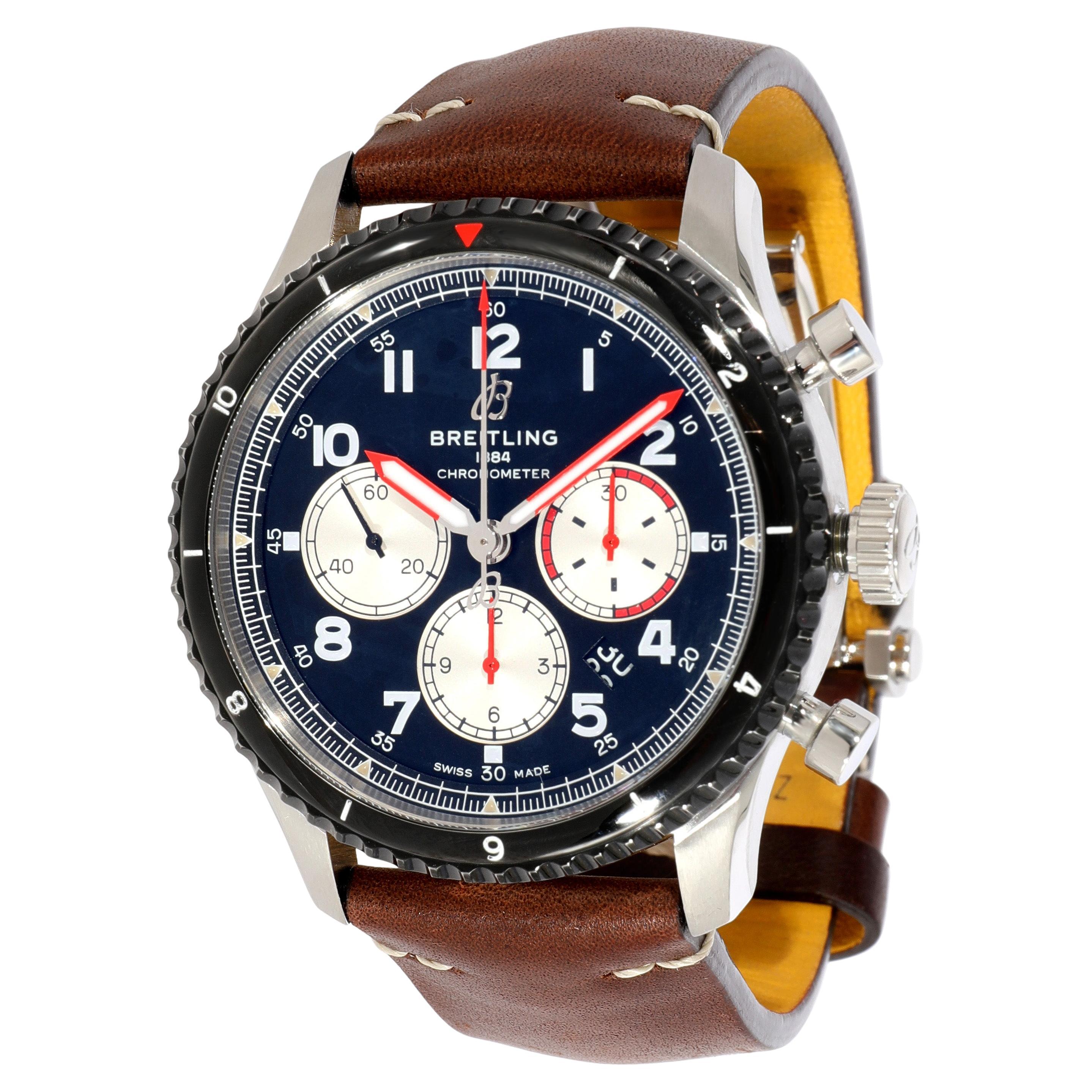 Breitling Aviator 8 B01 AB01194A1B1X1 Men's Watch in Stainless Steel ...
