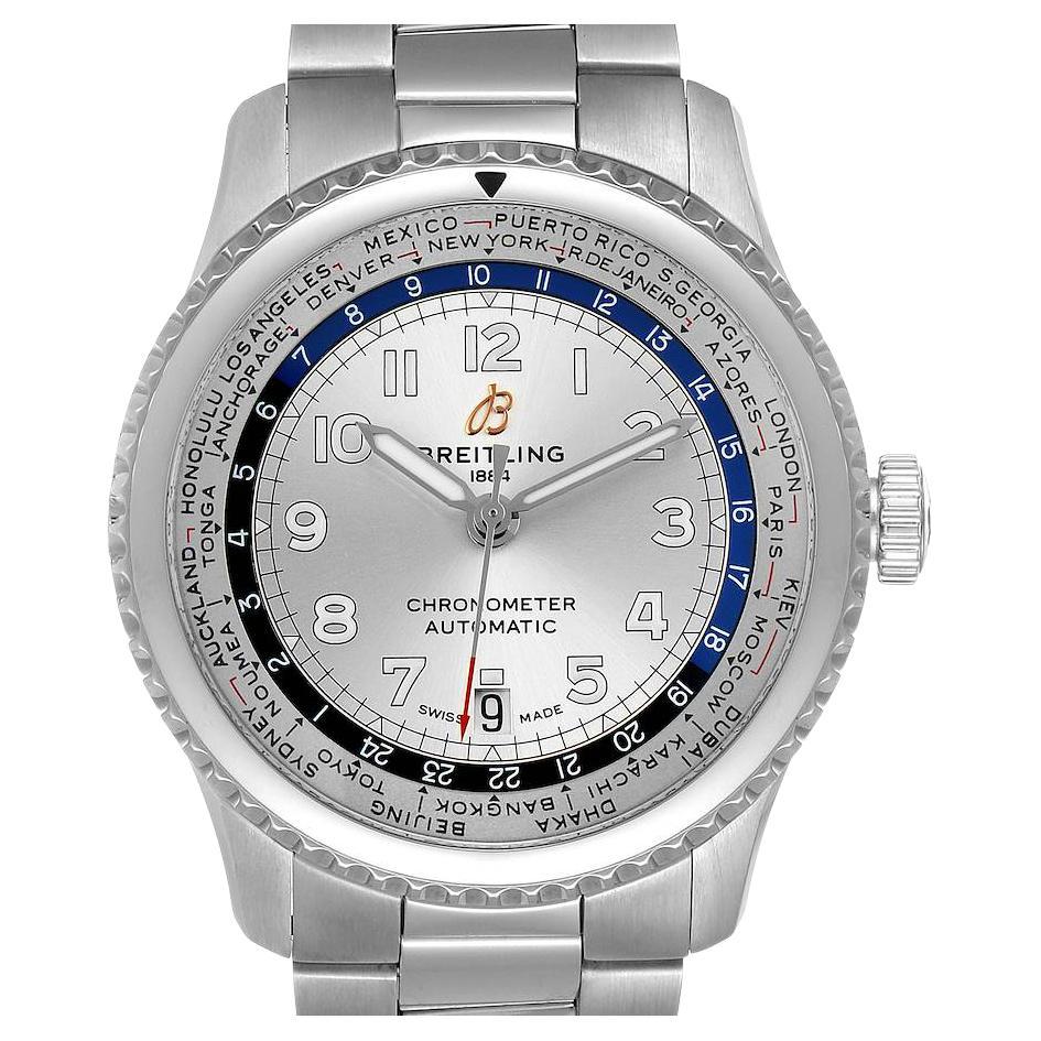 Breitling Stainless Steel Unitime Automatic Wristwatch, circa 1960s at ...