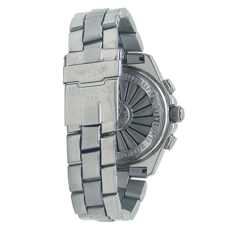 Breitling B-1 Stainless Steel Men's Watch Quartz A68362 For Sale at 1stDibs