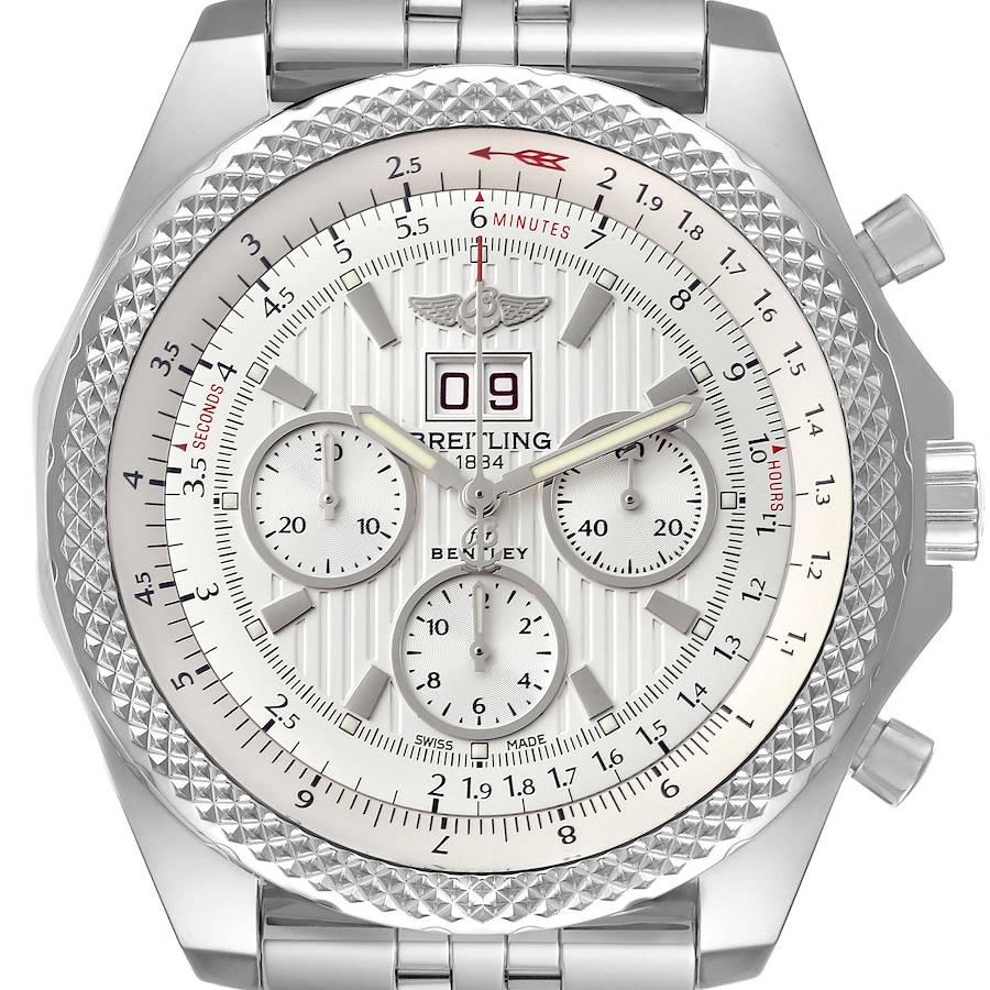 Breitling Bentley 6.75 Speed Chronograph Black Dial Watch A44364 Box ...