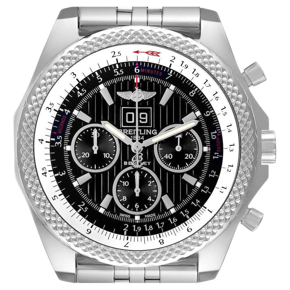 Breitling Bentley Motors Blue Dial Chronograph Watch A25362 Box For ...