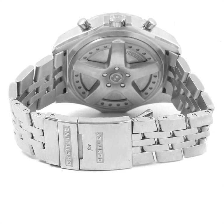 Breitling Bentley 6.75 Speed Chronograph Blue Dial Men's Watch A44364 ...