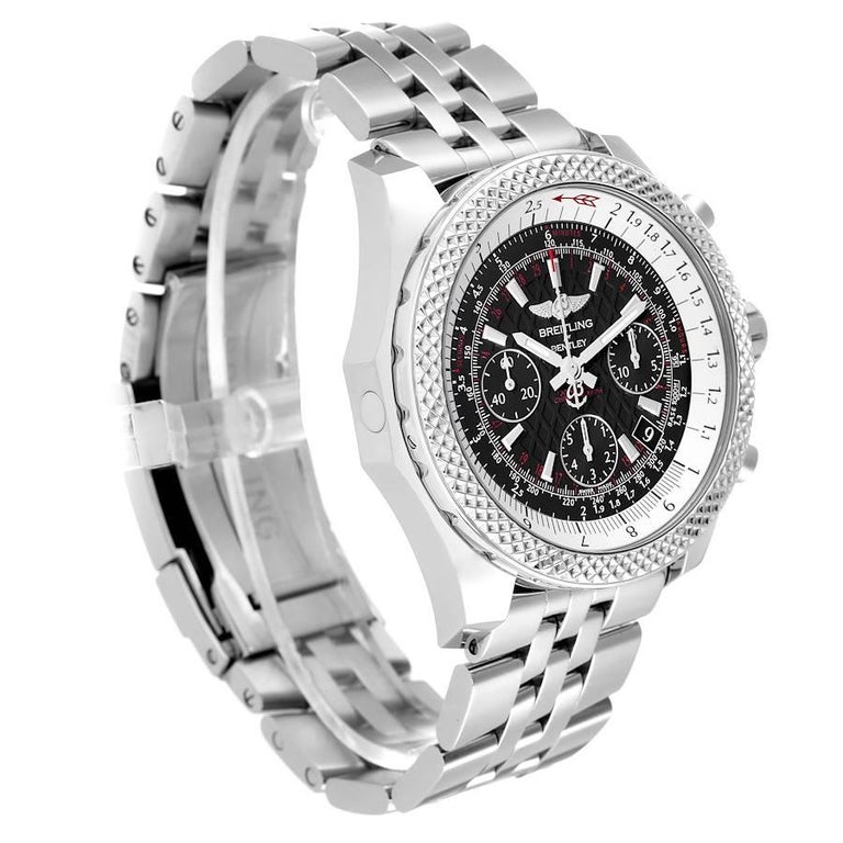Breitling Bentley B06 Black Dial Chronograph Watch Ab0612 Box Card For ...