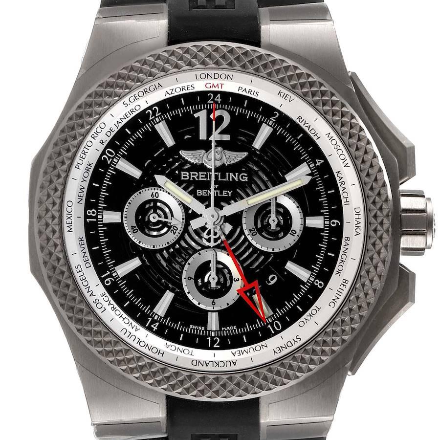 Breitling Titanium Automatic Bentley Wristwatch Chronograph For Sale at ...