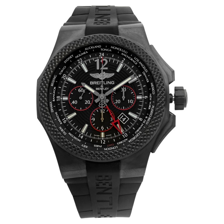 Breitling Bentley GMT Light Body Titanium Black Dial Watch VB043222 ...