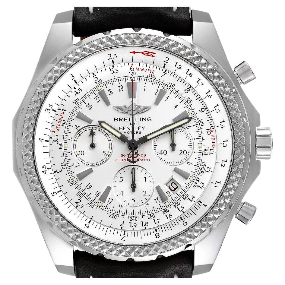 Breitling Bentley 6.75 Speed Black Dial Chronograph Mens Watch A44364 ...