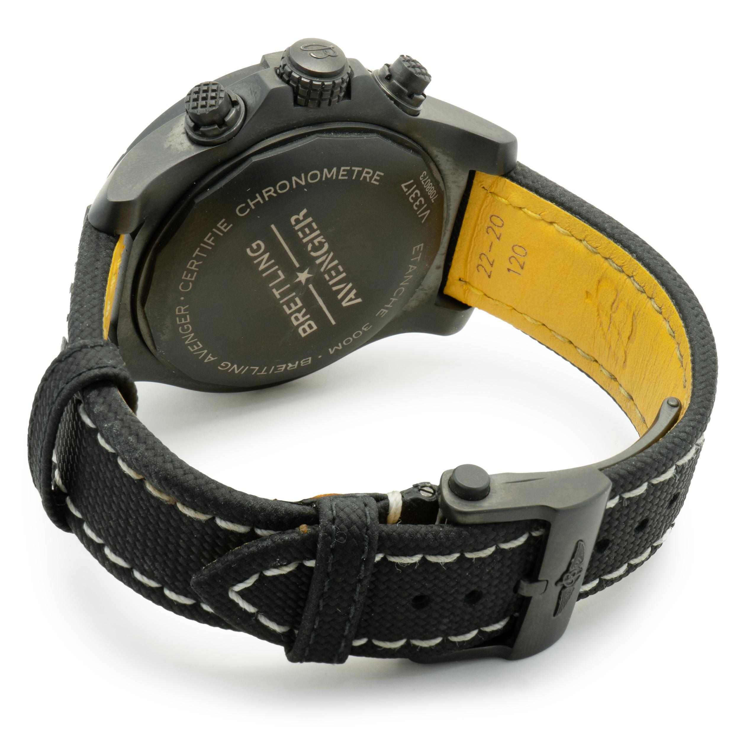 Breitling Black Titanium Avenger Chronograph 45 Night Mission For Sale ...