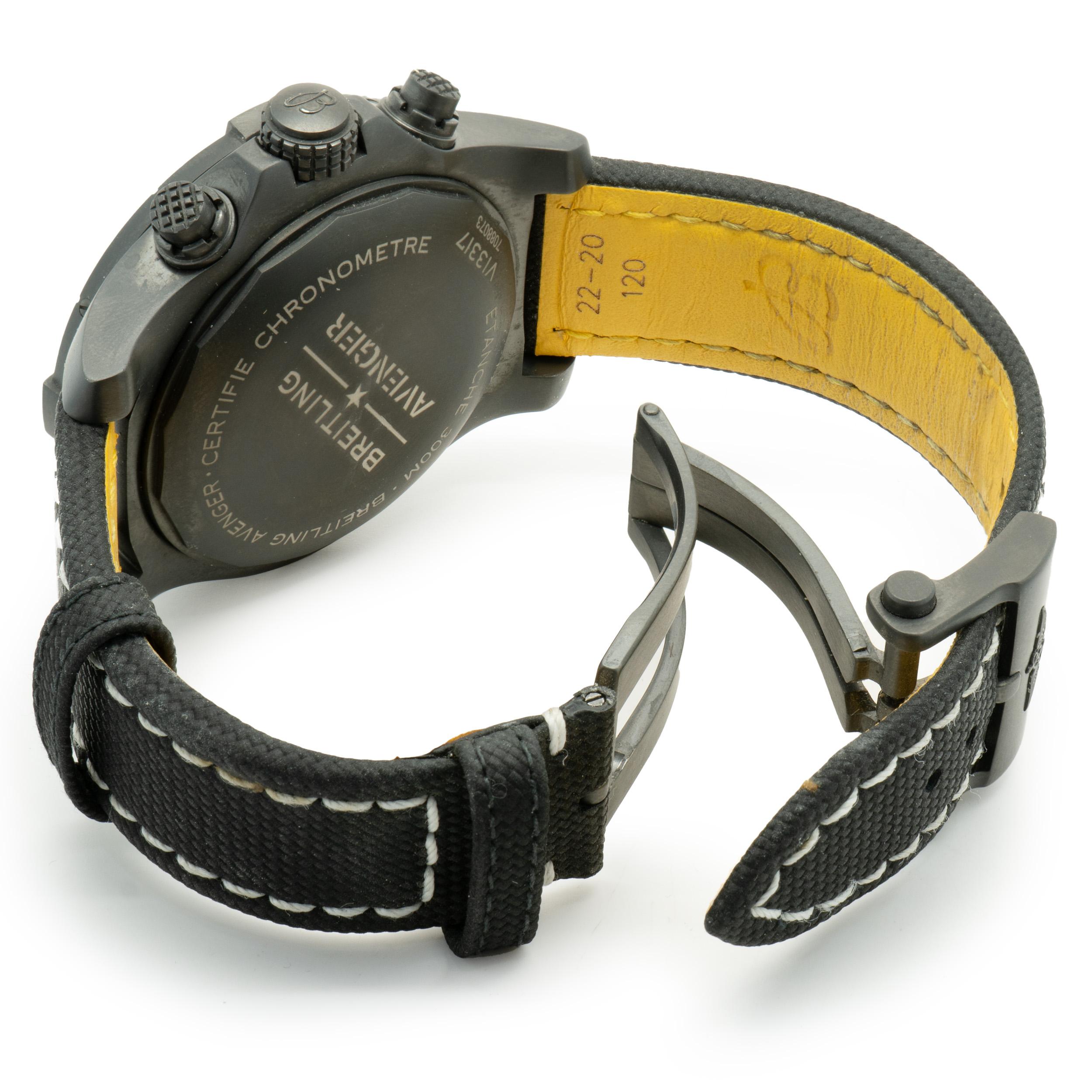 Breitling Black Titanium Avenger Chronograph 45 Night Mission For Sale ...