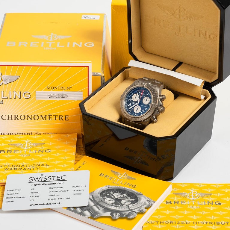 Breitling Chrono Avenger M1, Ref E73360, Complete Set, Excellent ...