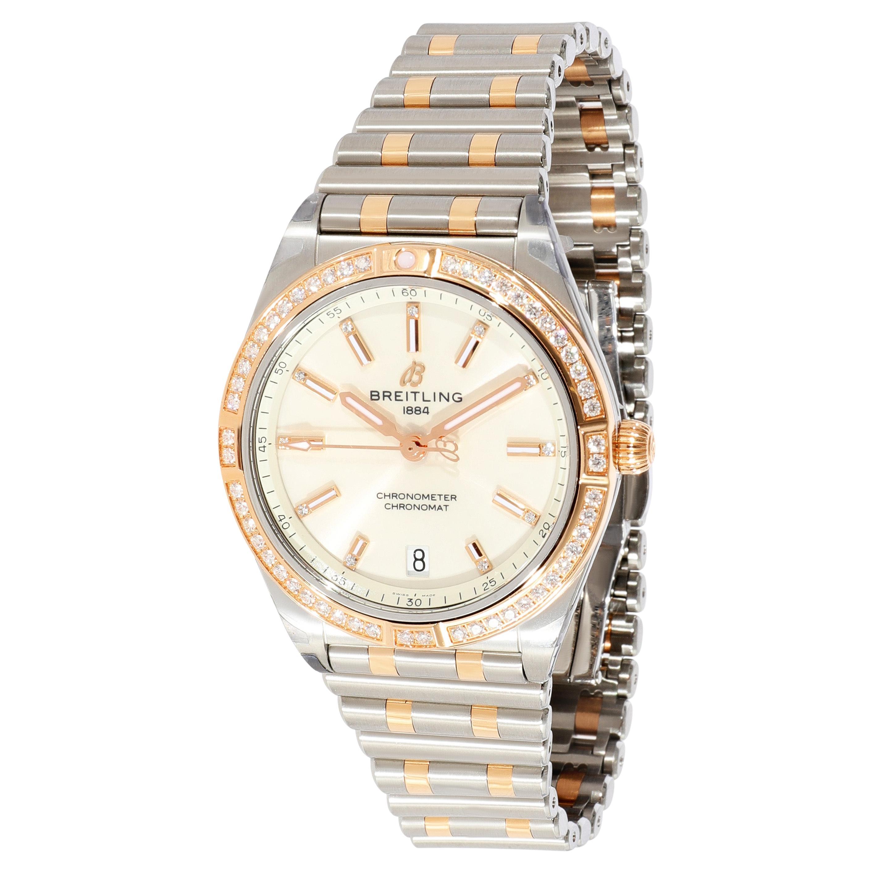 Breitling Rose Gold Chronomat Chronograph Wristwatch Ref 769 at 1stDibs