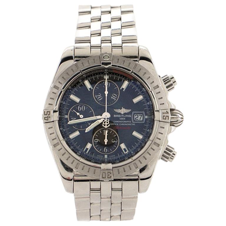 Breitling Chronomat Evolution Chronometer Chronograph Automatic Watch ...