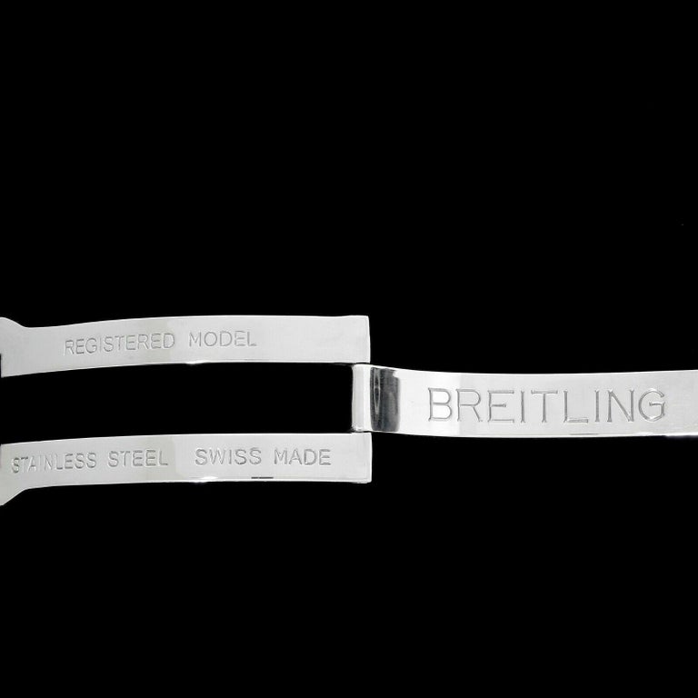 Breitling Chronomat Watch D13048 Blue Dial Stainless and Gold Pilot ...