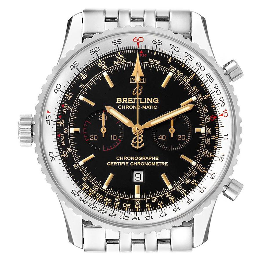 Breitling SS Chronomatic Ref 2110 Caliber 12, circa 1970 at 1stDibs