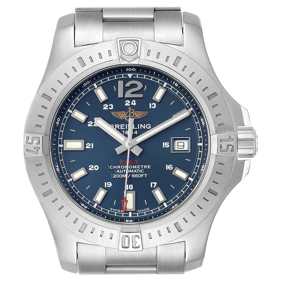 Breitling Colt Stainless Steel Ref A17388 Automatic Wristwatch at 1stDibs