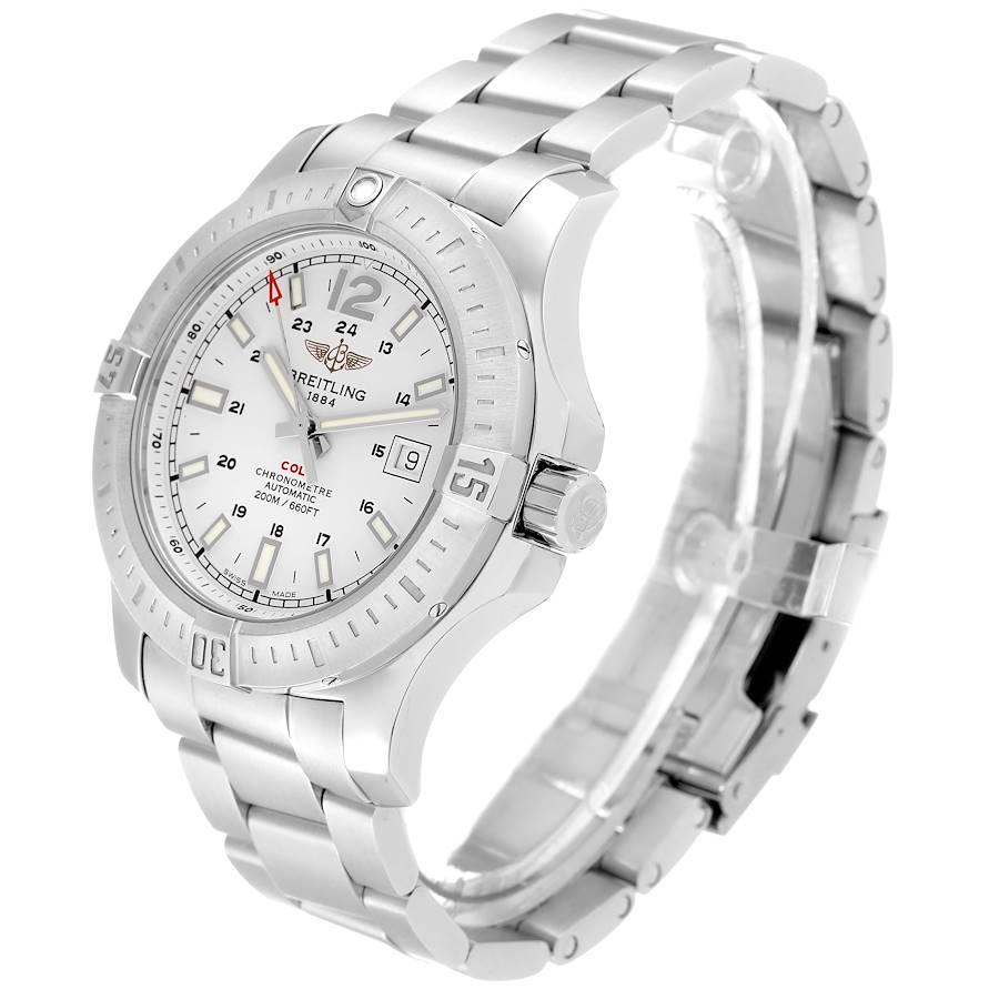 Breitling Colt White Dial Automatic Steel Mens Watch A17388 For Sale at ...