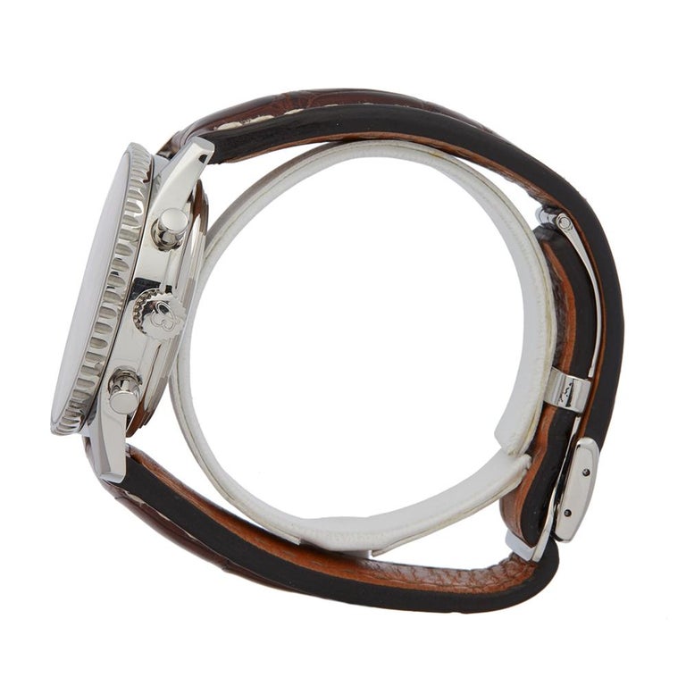 Breitling Montbrillant Stainless Steel A41370 For Sale at 1stDibs | breitling montbrillant a41370