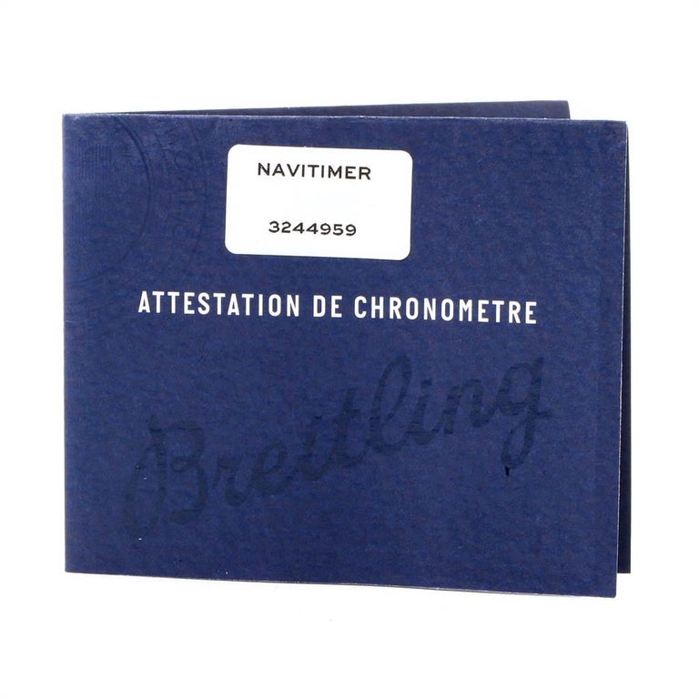 Breitling Navitimer 01 46 Blue Dial Exclusive Edition Watch AB0127 ...