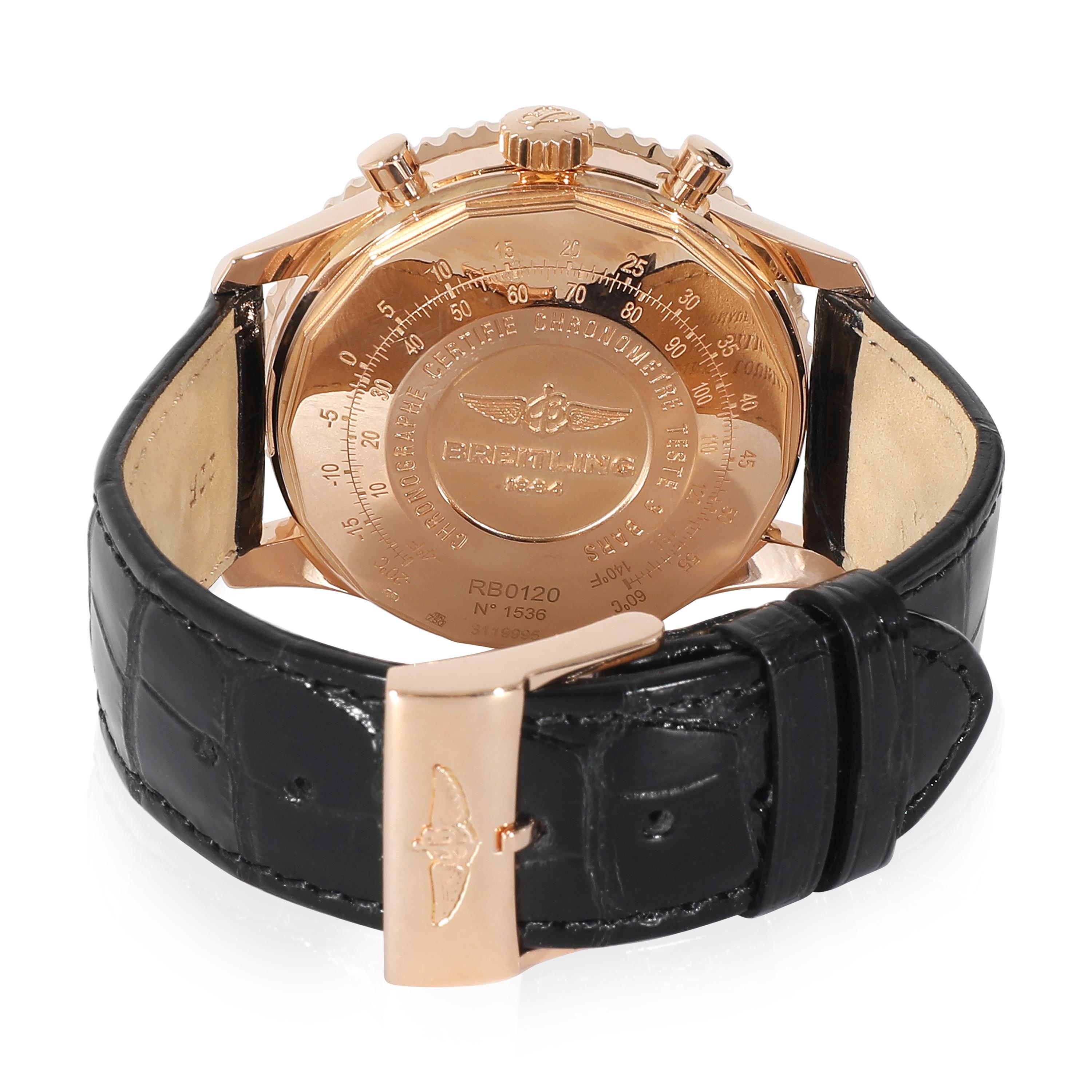 Breitling Navitimer 01 RB012012/BA49 Men's Watch in 18kt Rose Gold For ...