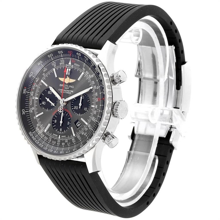 Breitling Navitimer 01 Rubber Strap Limited Edition Watch AB0127 Unworn ...