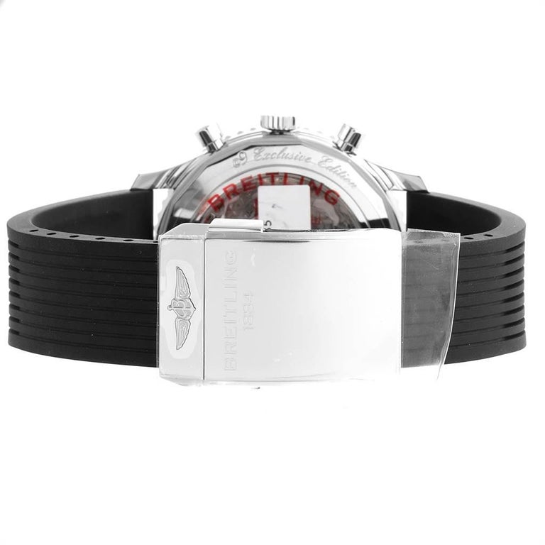 Breitling Navitimer 01 Rubber Strap Limited Edition Watch AB0127 Unworn ...
